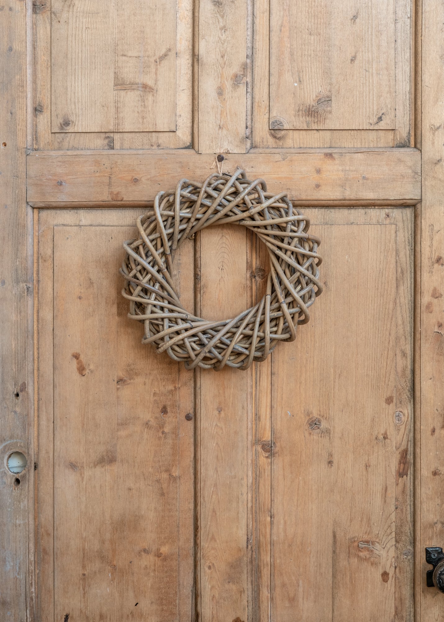Grey Rattan Wreath, 30cm – Burford Garden Co.