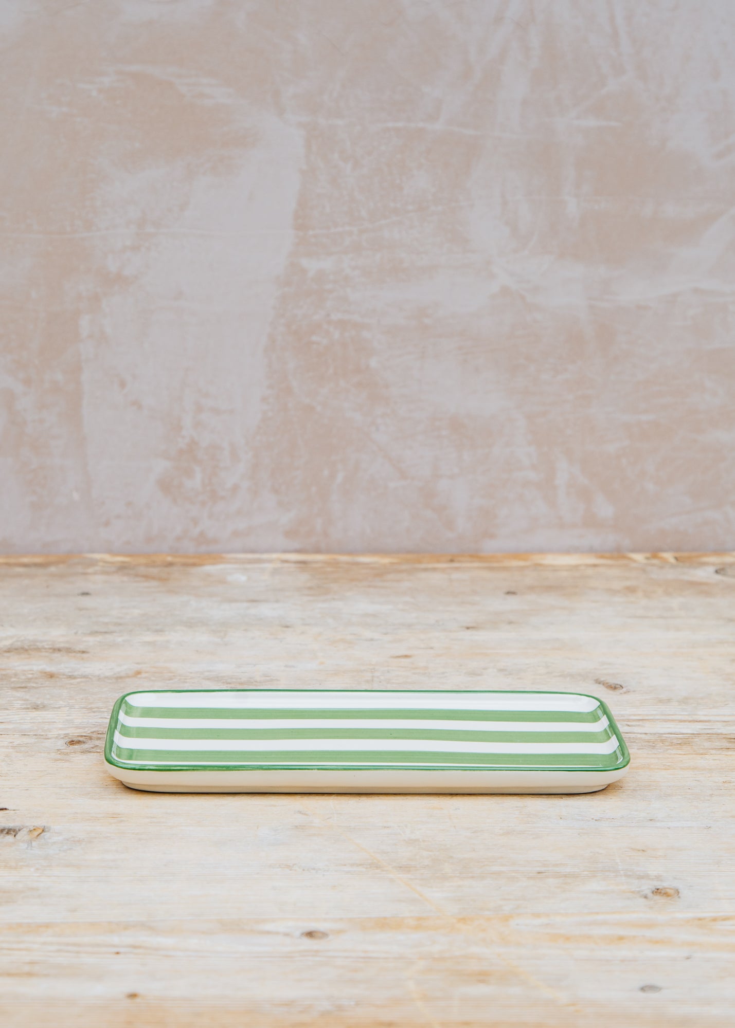 Righe Rectangular Saucer in Green – Burford Garden Co.