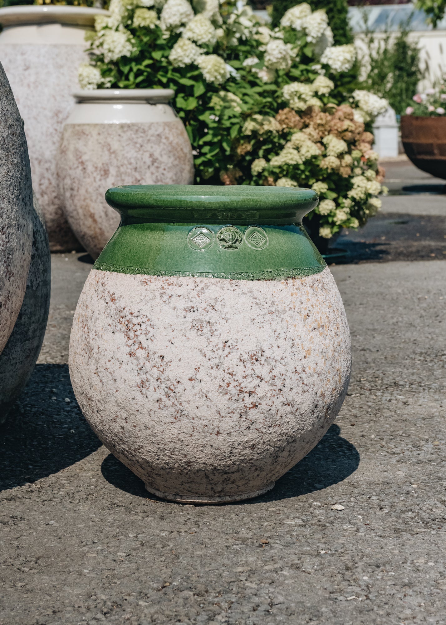 Drop Jar with Green Neck, 60cm – Burford Garden Co.