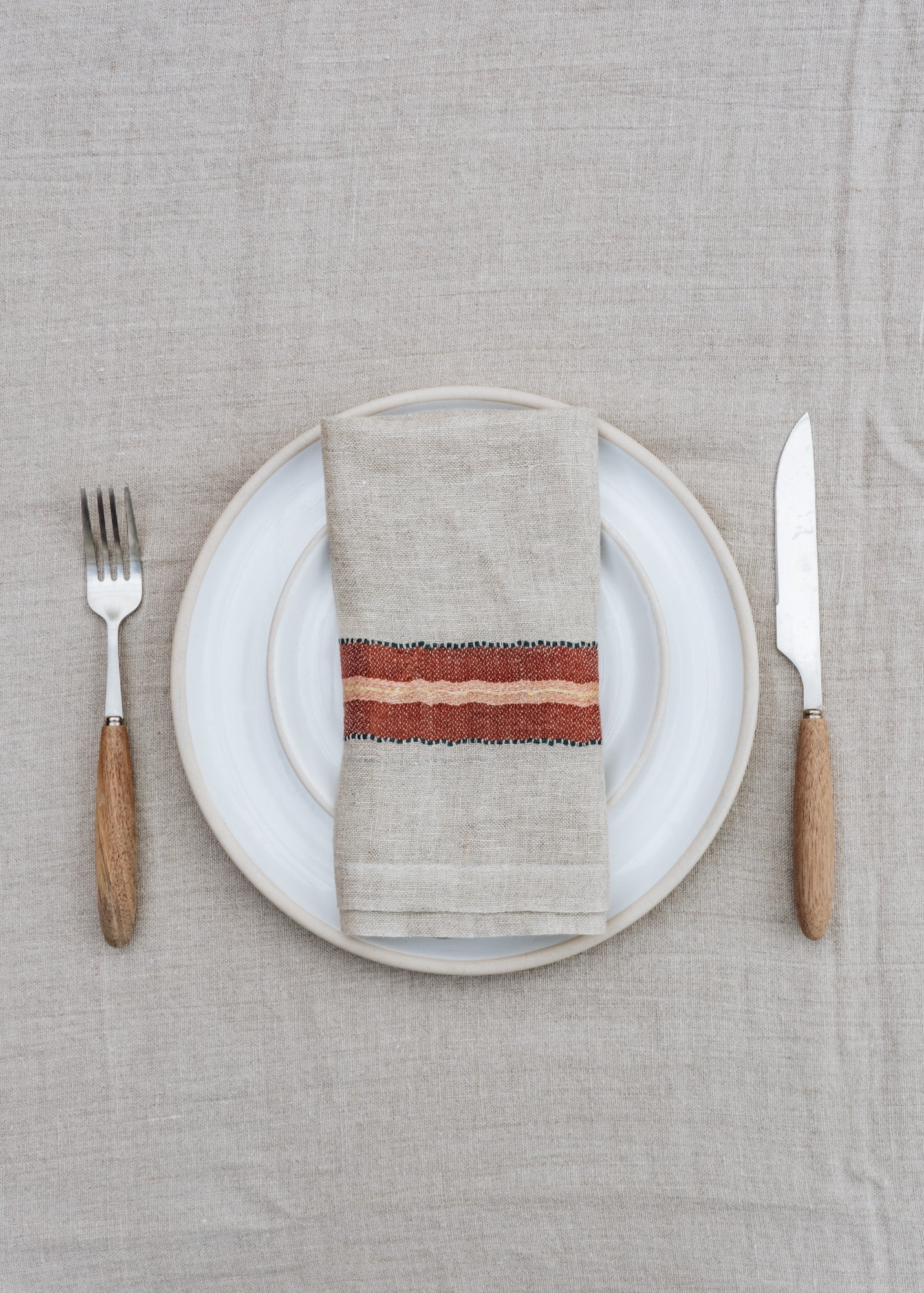 Libeco Banks Stripe Napkin | Burford Garden Co.
