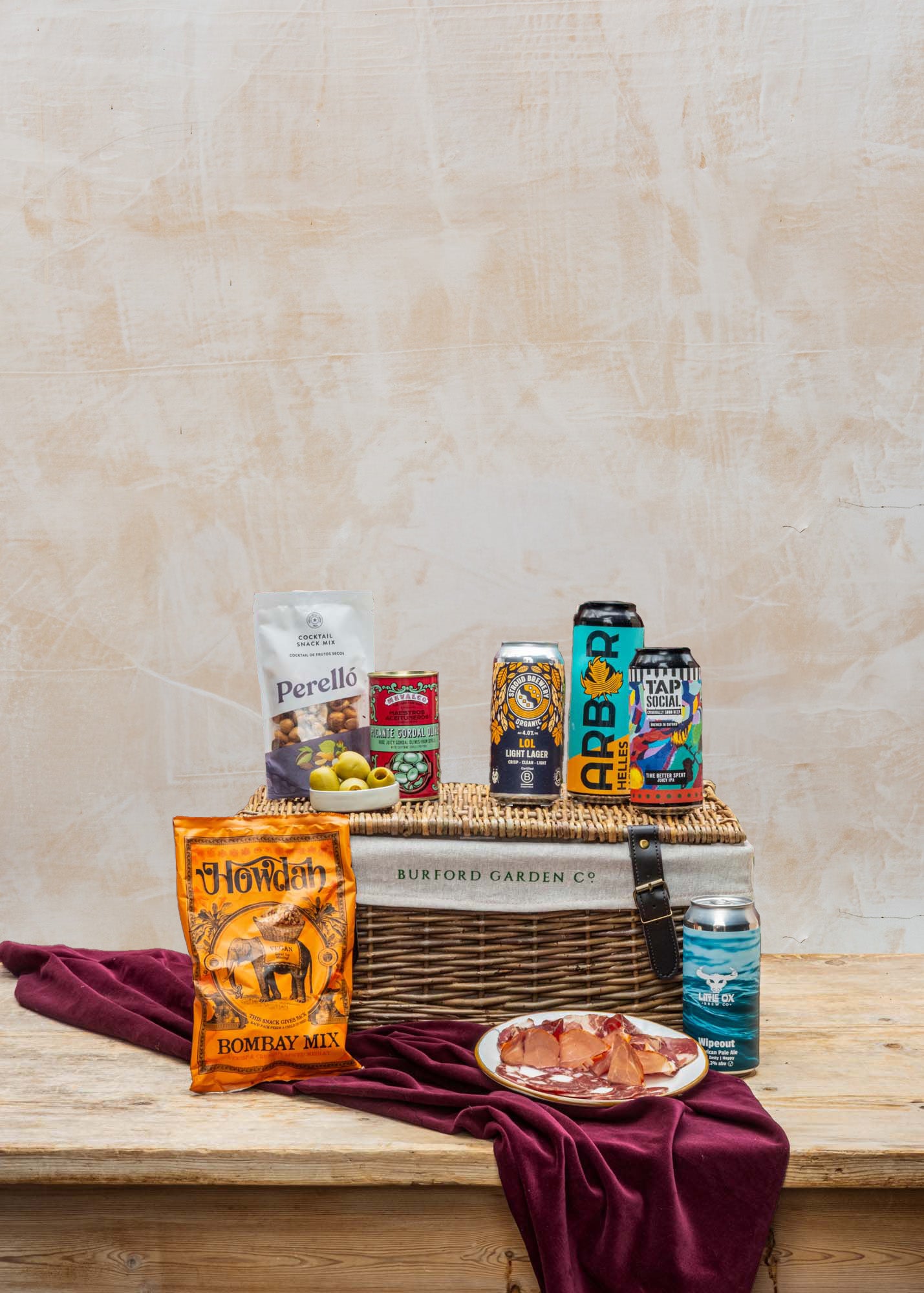 The Beer & Snacks Hamper – Burford Garden Co.