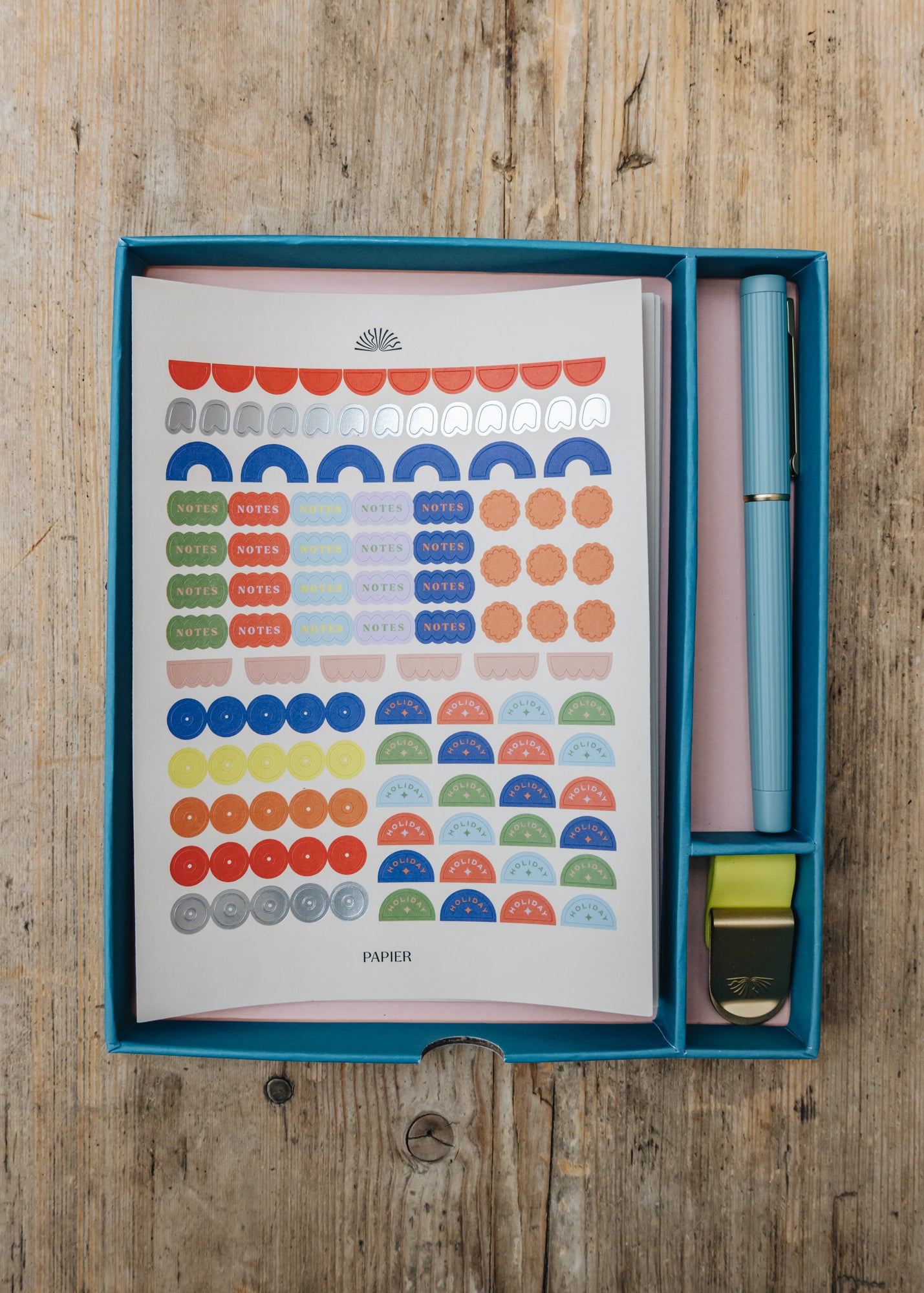 Papier Blue Planner Gift Set | Burford Garden Co.