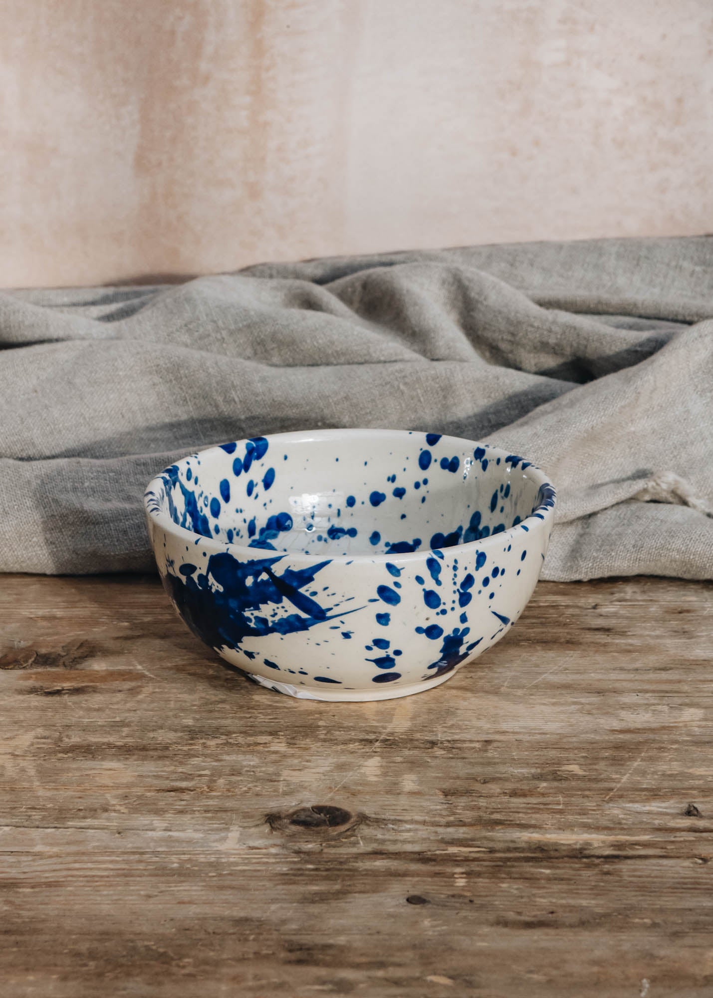 Ivan Ros Blue Splatter Bowl | Burford Garden Co.
