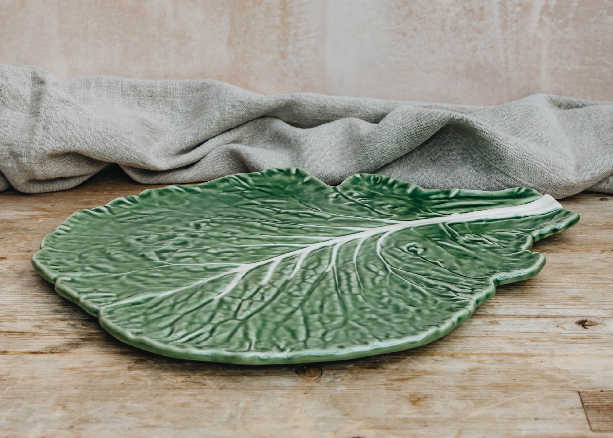 Bordallo Pinheiro Cabbage Cheese Platter | Burford Garden Co.