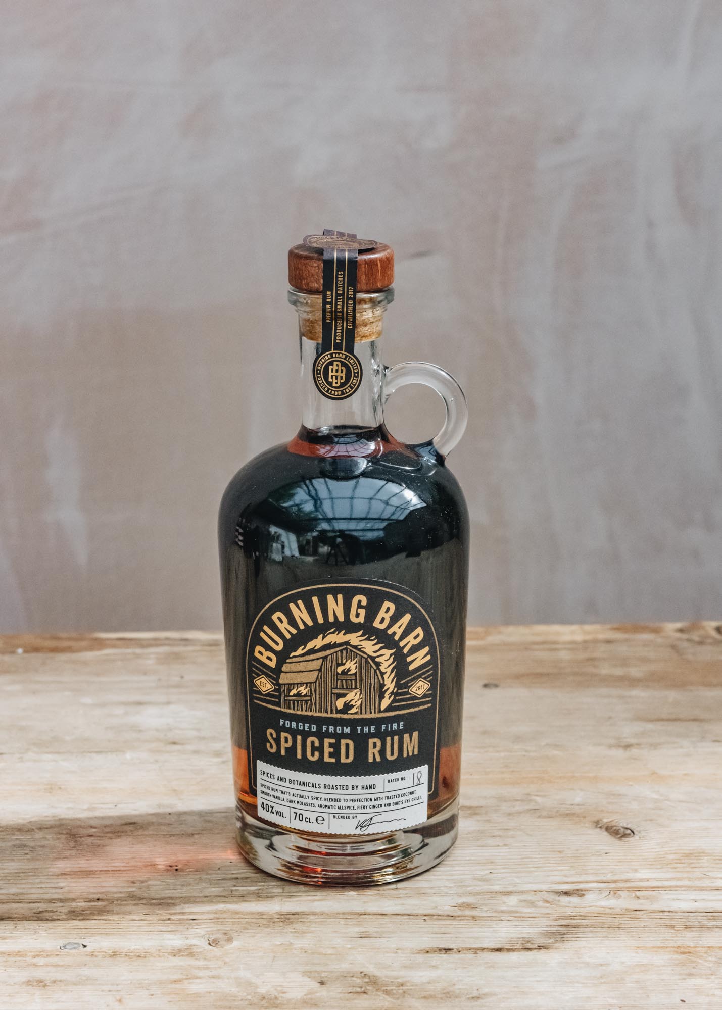 Burning Barn Spiced Rum, 70cl | Burford Garden Co.