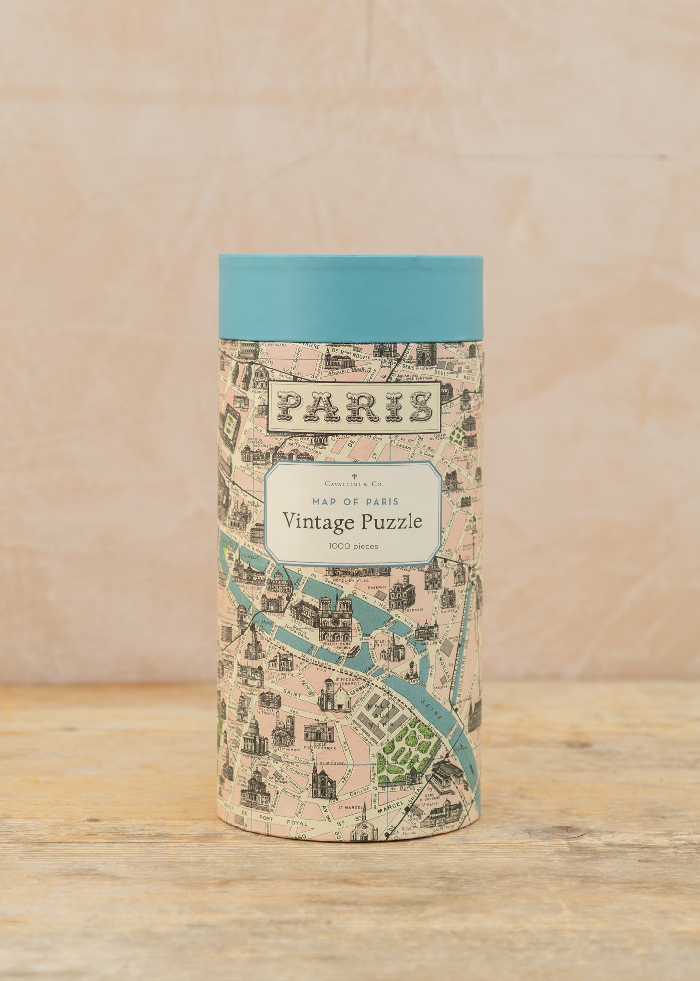 Cavallini & Co. Paris Map Puzzle, 1000 pieces – Burford Garden Co.