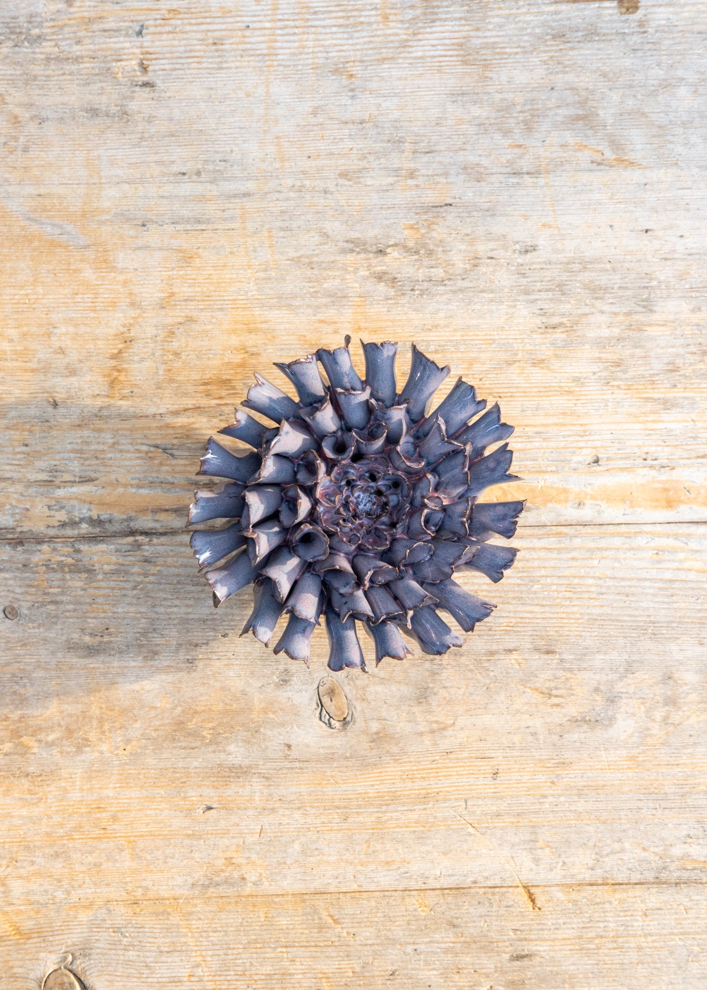 Chive Violet Blue Cornel Dahlia Wall Decoration – Burford Garden Co.