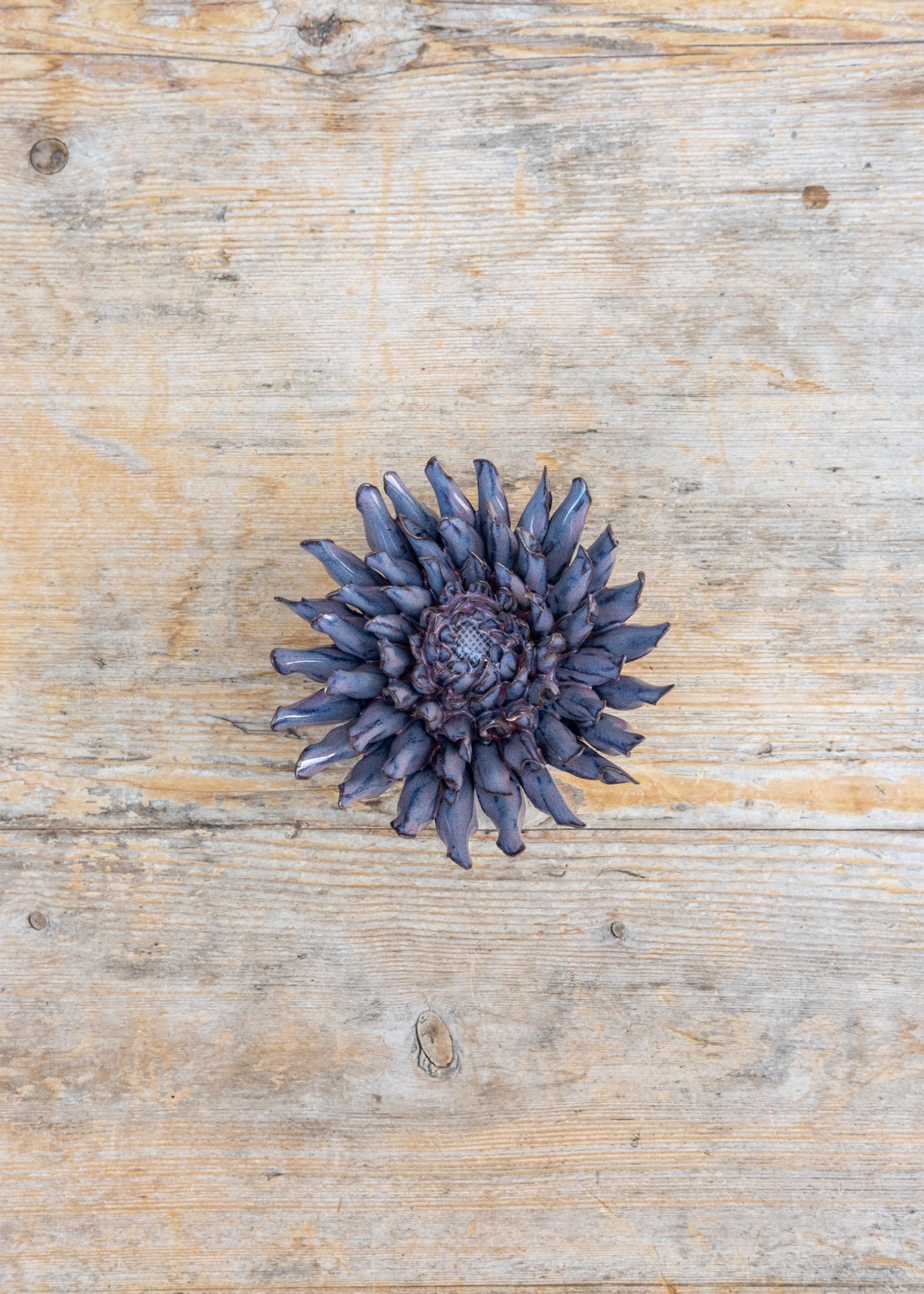 Chive Violet Blue Fleur De Lis Mum Wall Decoration – Burford Garden Co.
