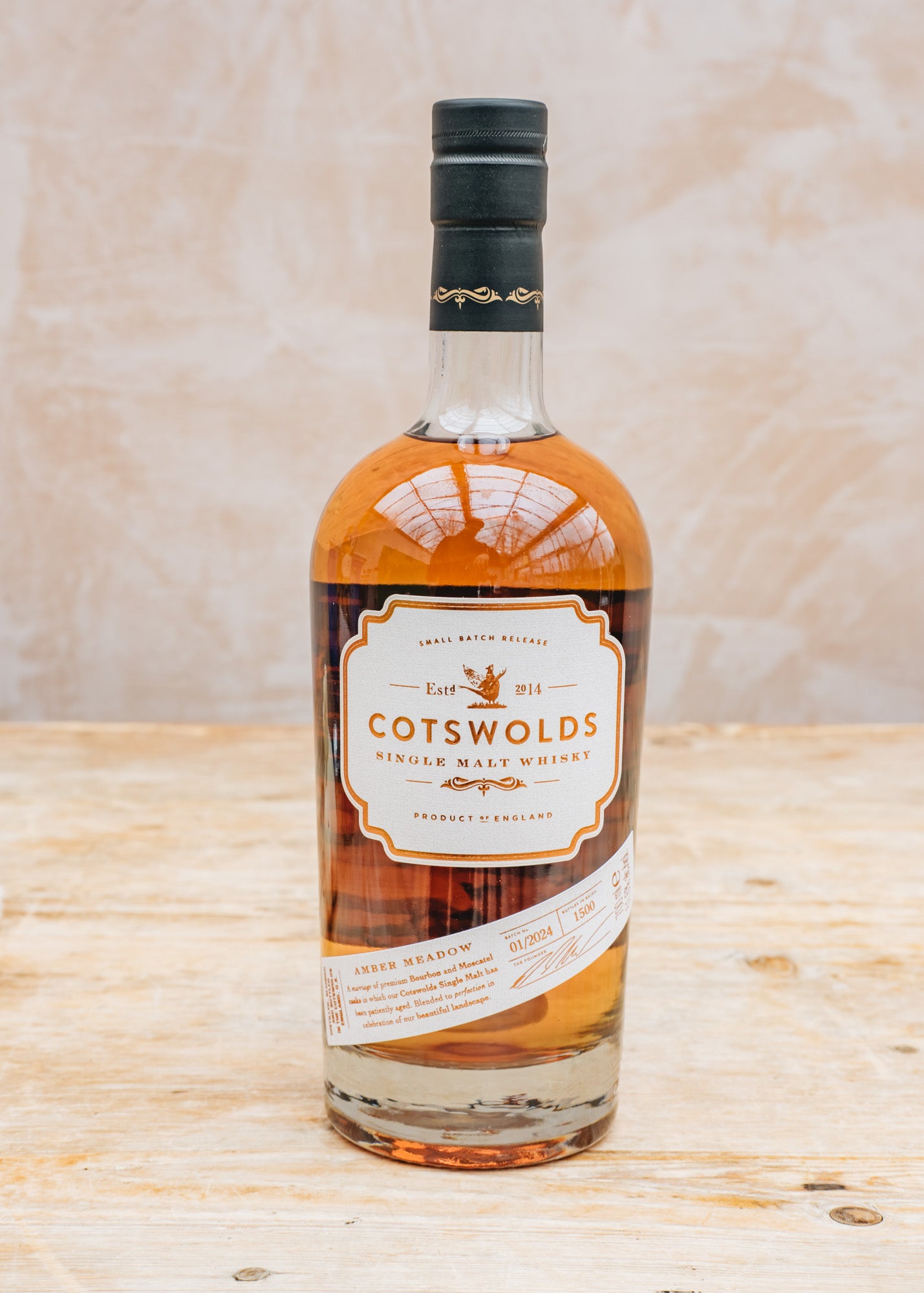 The Cotswolds Distillery Amber Meadow Single Malt Whisky, 70cl ...