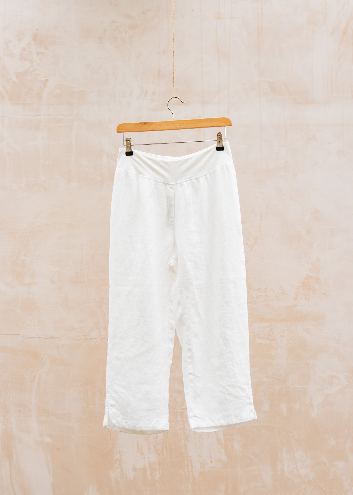 Linen capri pants store