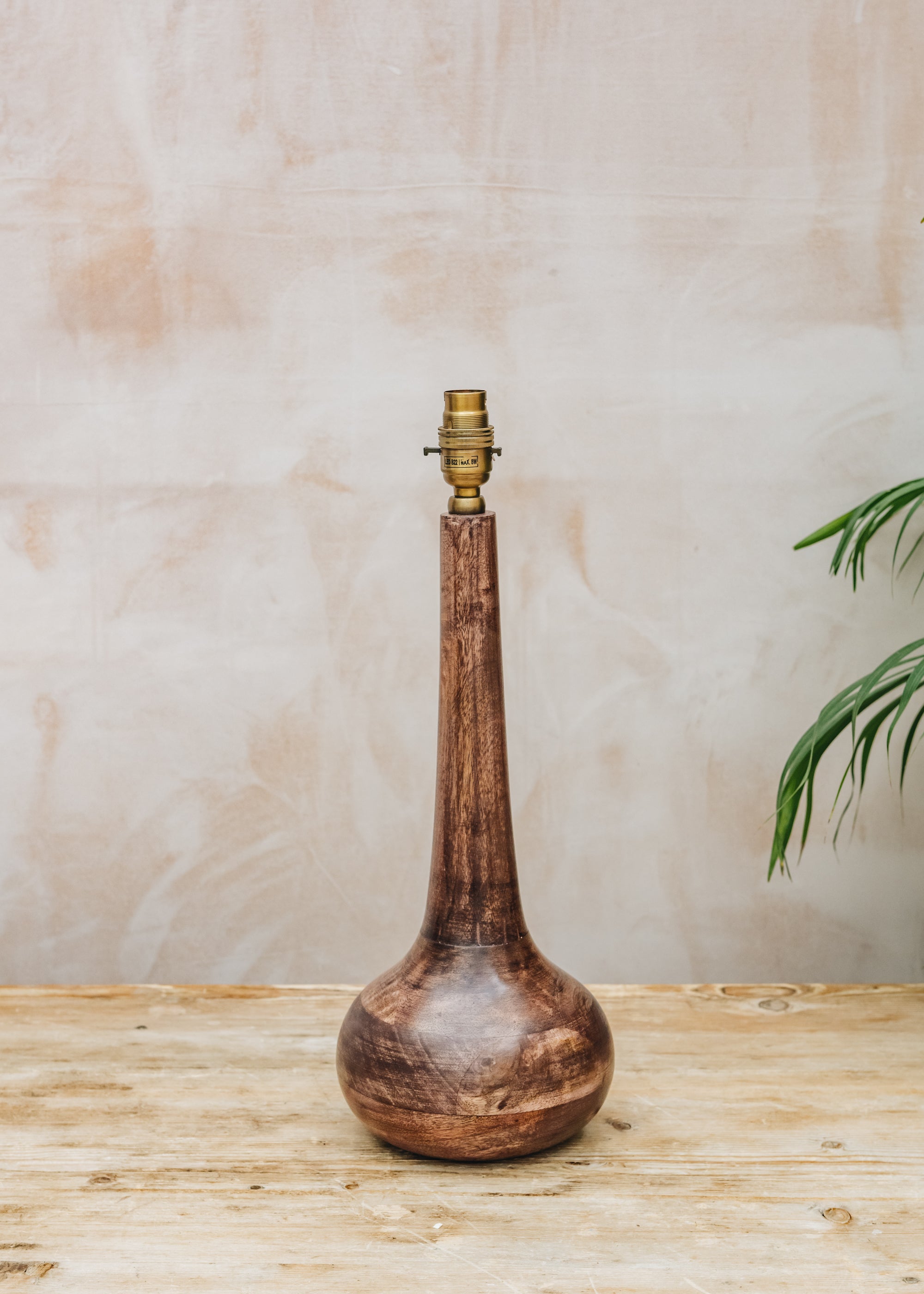 Eileen Table Lamp in Dark Wood | Pooky | Burford Garden Co.