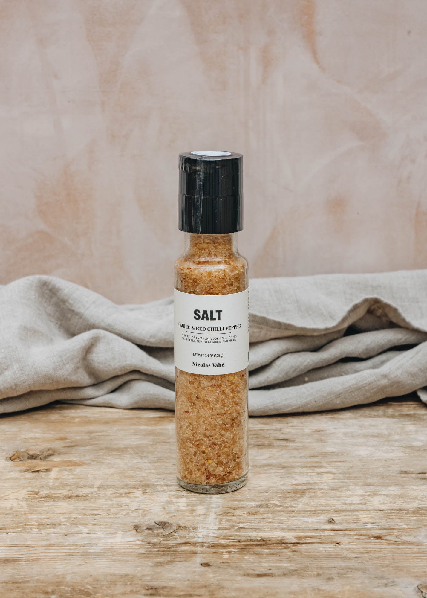 Salt with Garlic and Red Chilli Pepper in Spice Mill – Burford Garden Co.