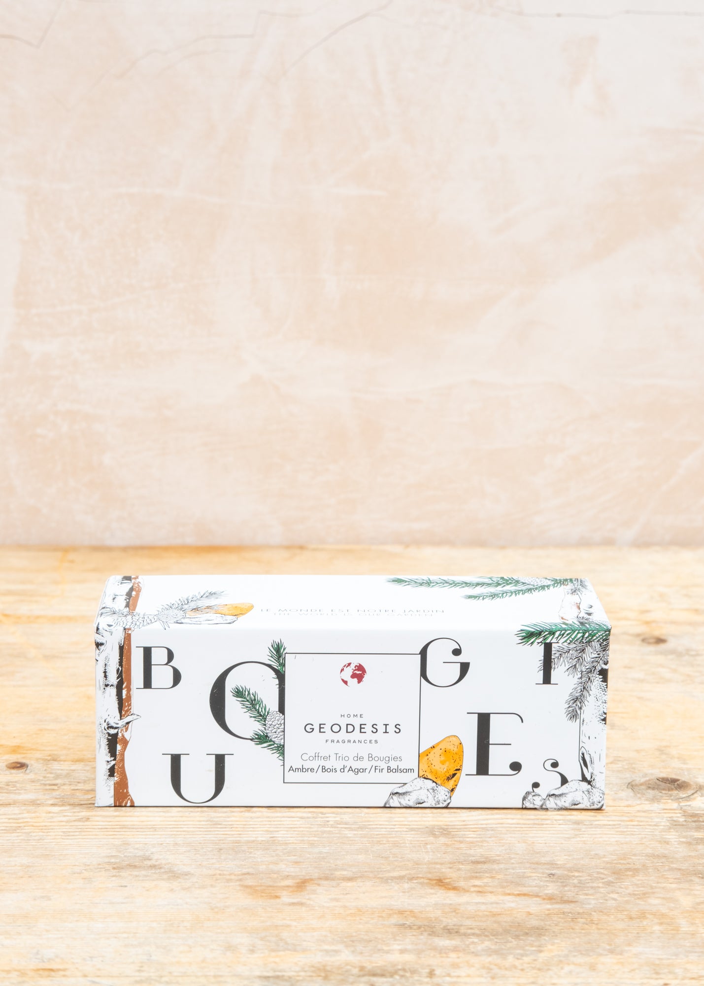Geodesis Candle Trio Gift Set 02 - Amber, Agar Wood, Balsam Fir ...