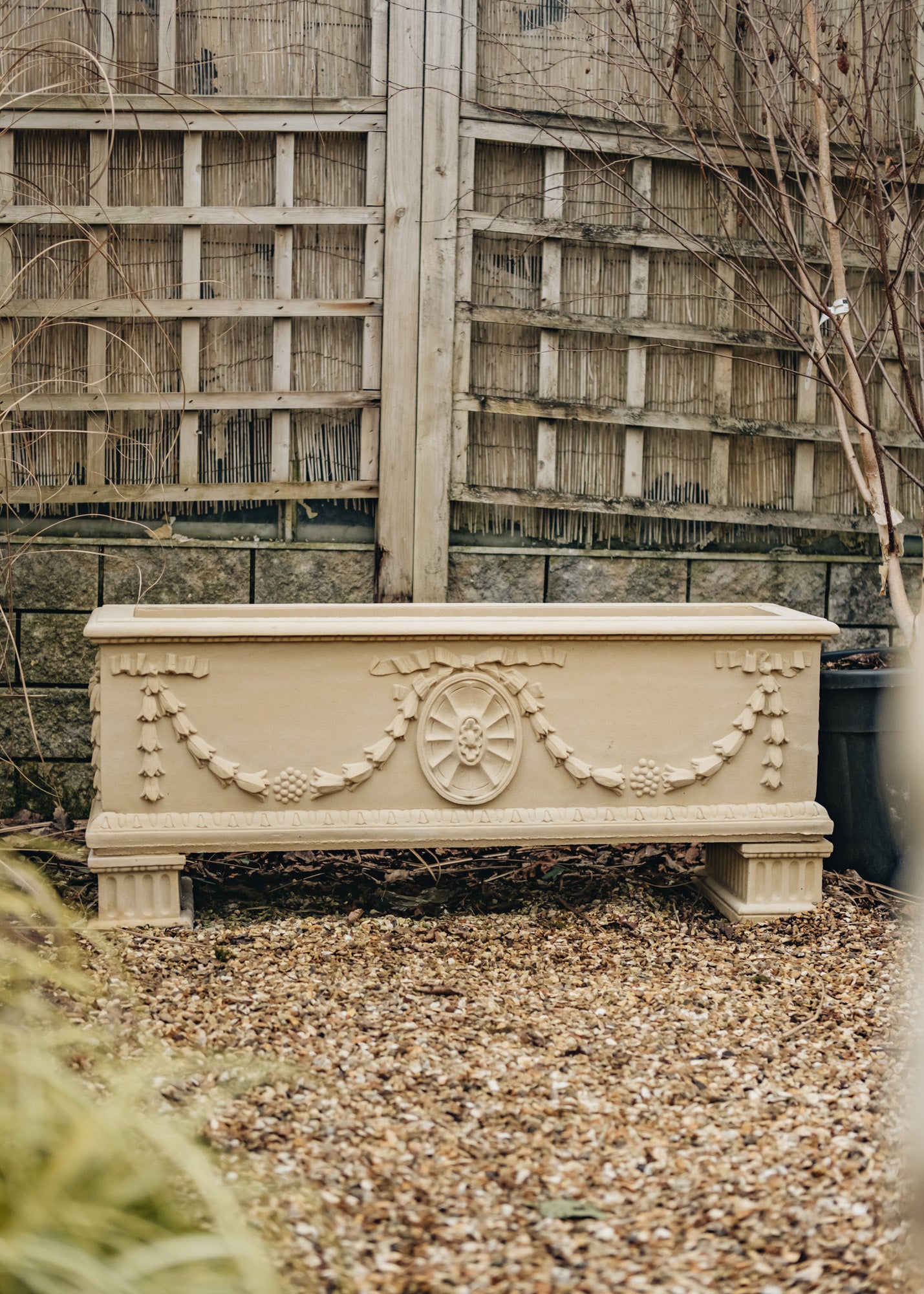 Haddonstone Adam Trough with Supports – Burford Garden Co.