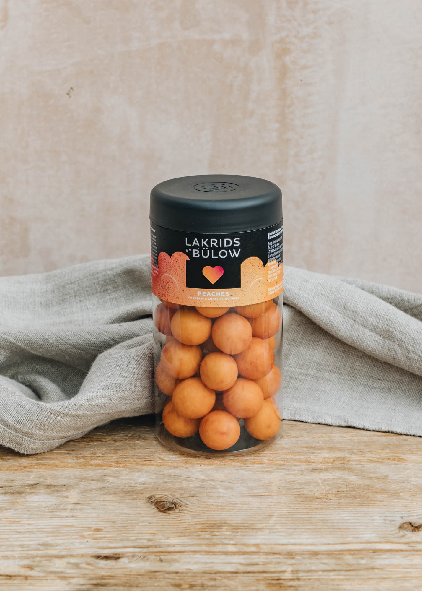 Lakrids by Bülow Peaches Flavoured Liquorice, 295g | Burford Garden Co.