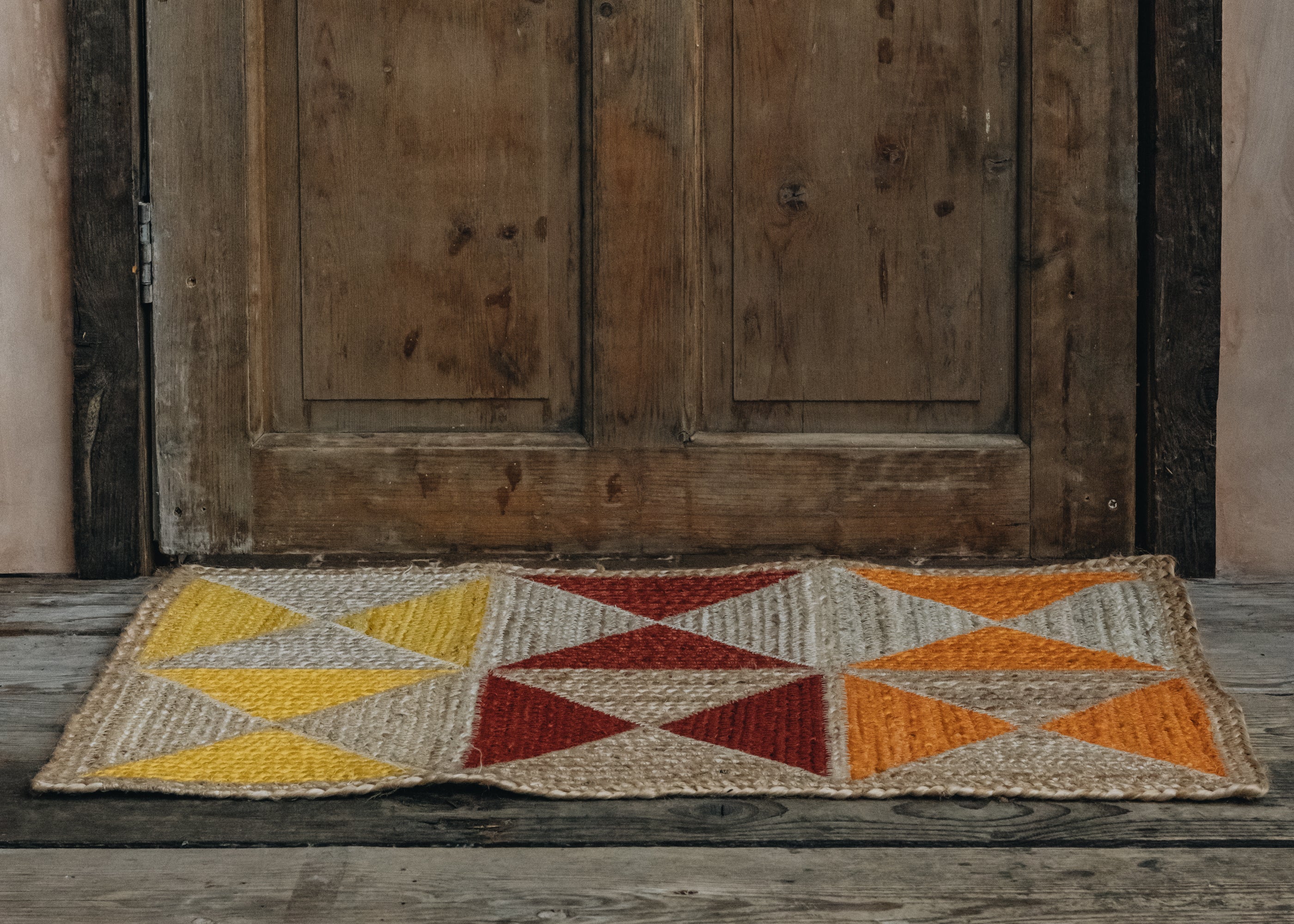 Ochre Woven Doormat – Burford Garden Co.