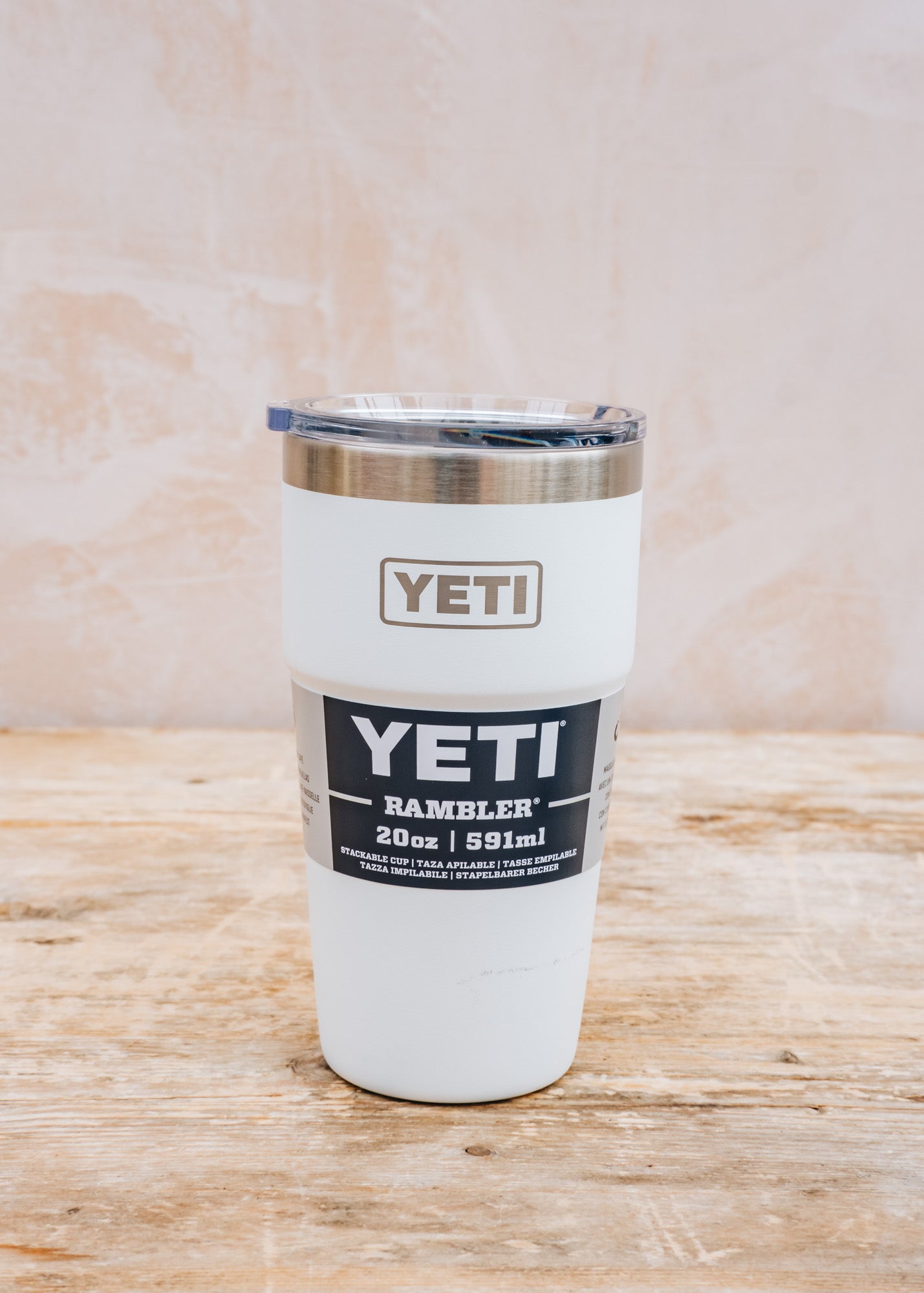 Rambler Stackable Cup 20oz in White – Burford Garden Co.