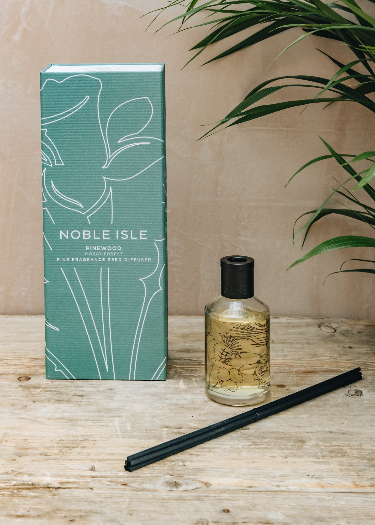 Noble Isle Reed Diffuser in Pinewood, 180ml | Burford Garden Co.