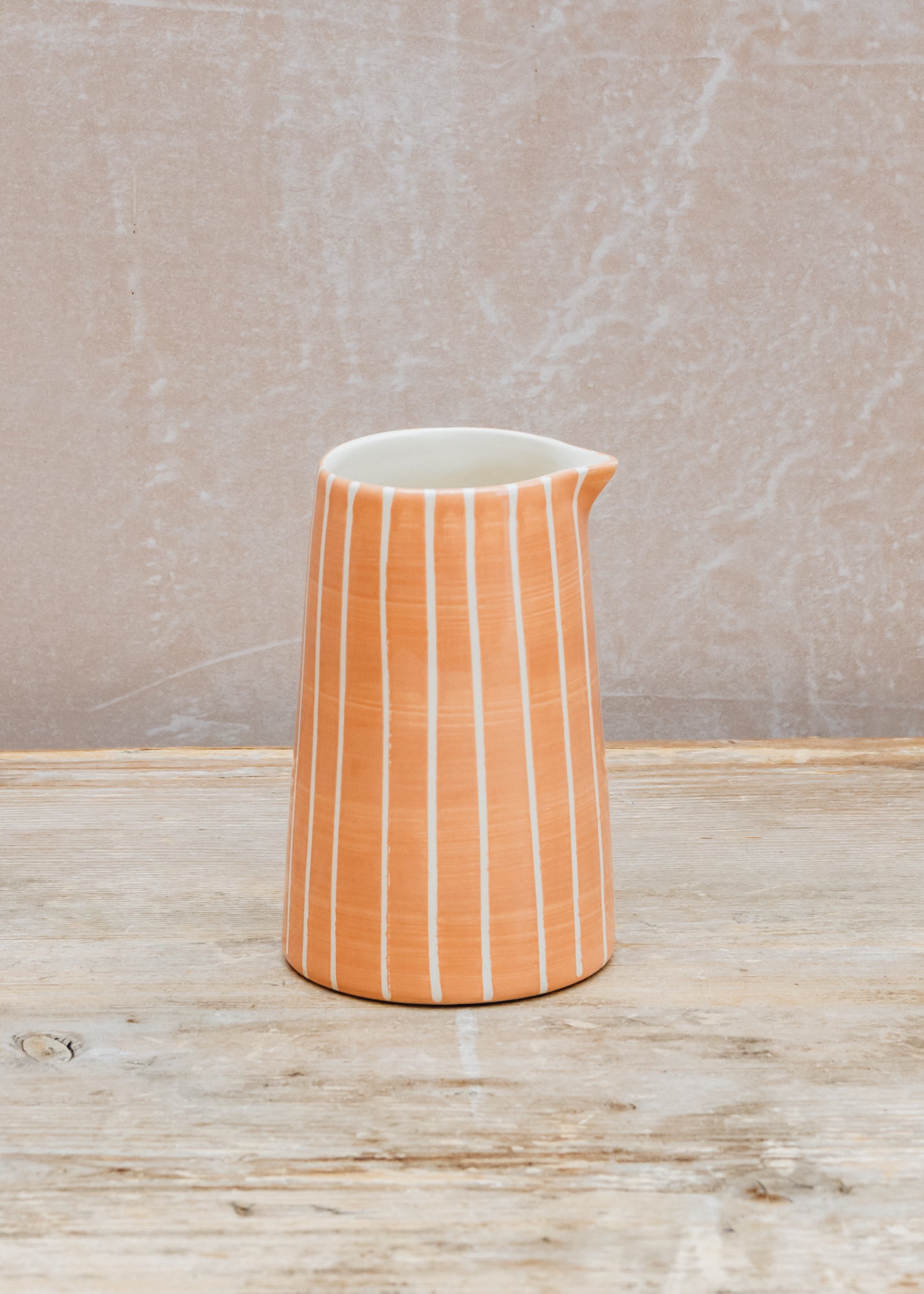 Musango Pottery Sgrafitto Creamer in Peach – Burford Garden Co.