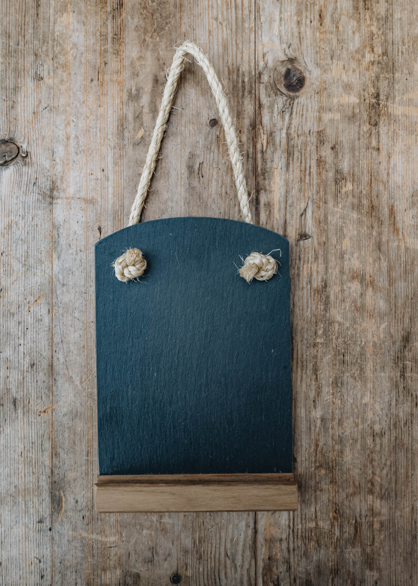 Small Hanging Slate Board with Oak Ledge – Burford Garden Co.