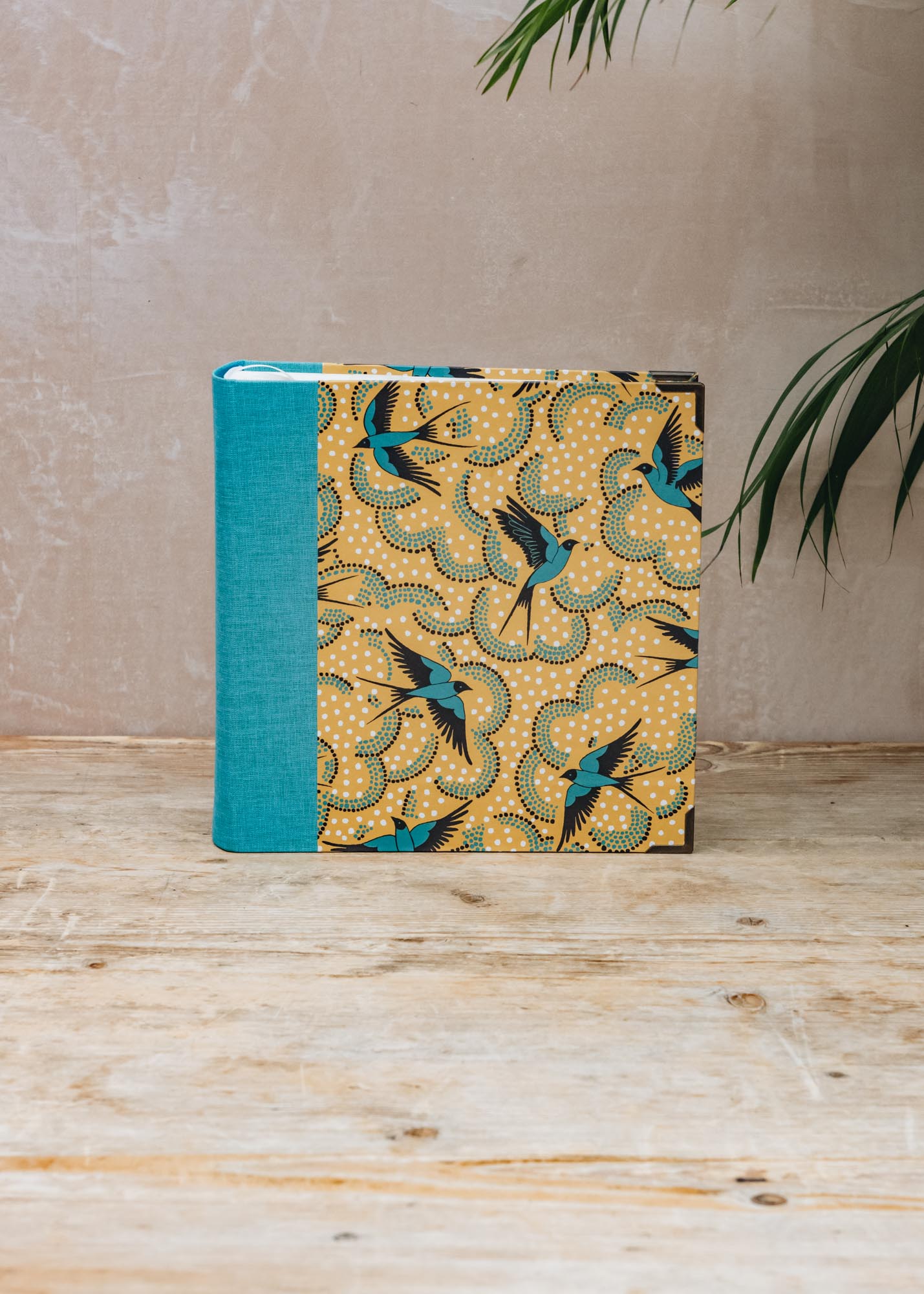 Cressida Bell Small Photo Album in Bluebirds | Burford Garden Co.
