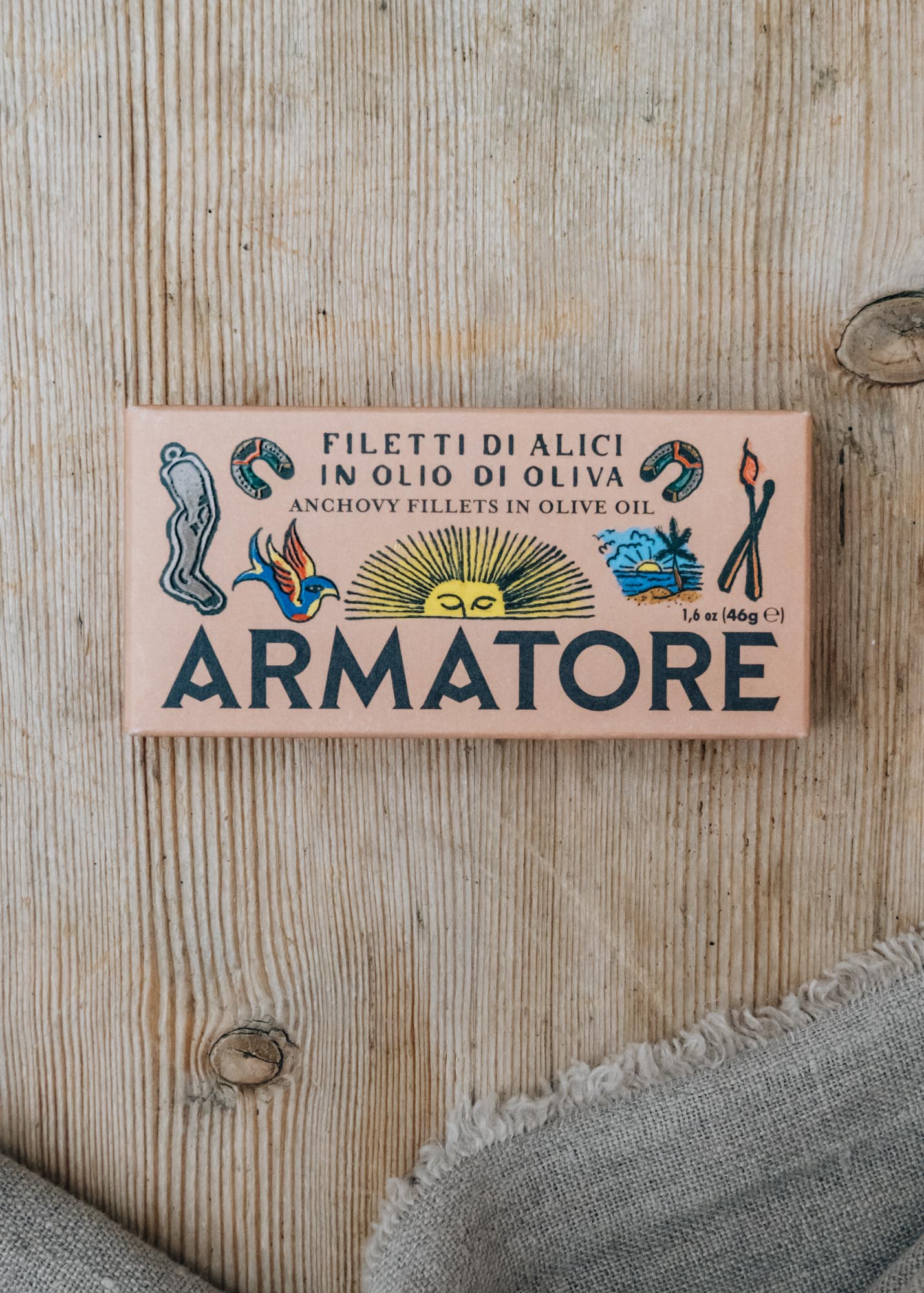 Armatore Tinned Anchovy Fillets in Olive Oil | Burford Garden Co.