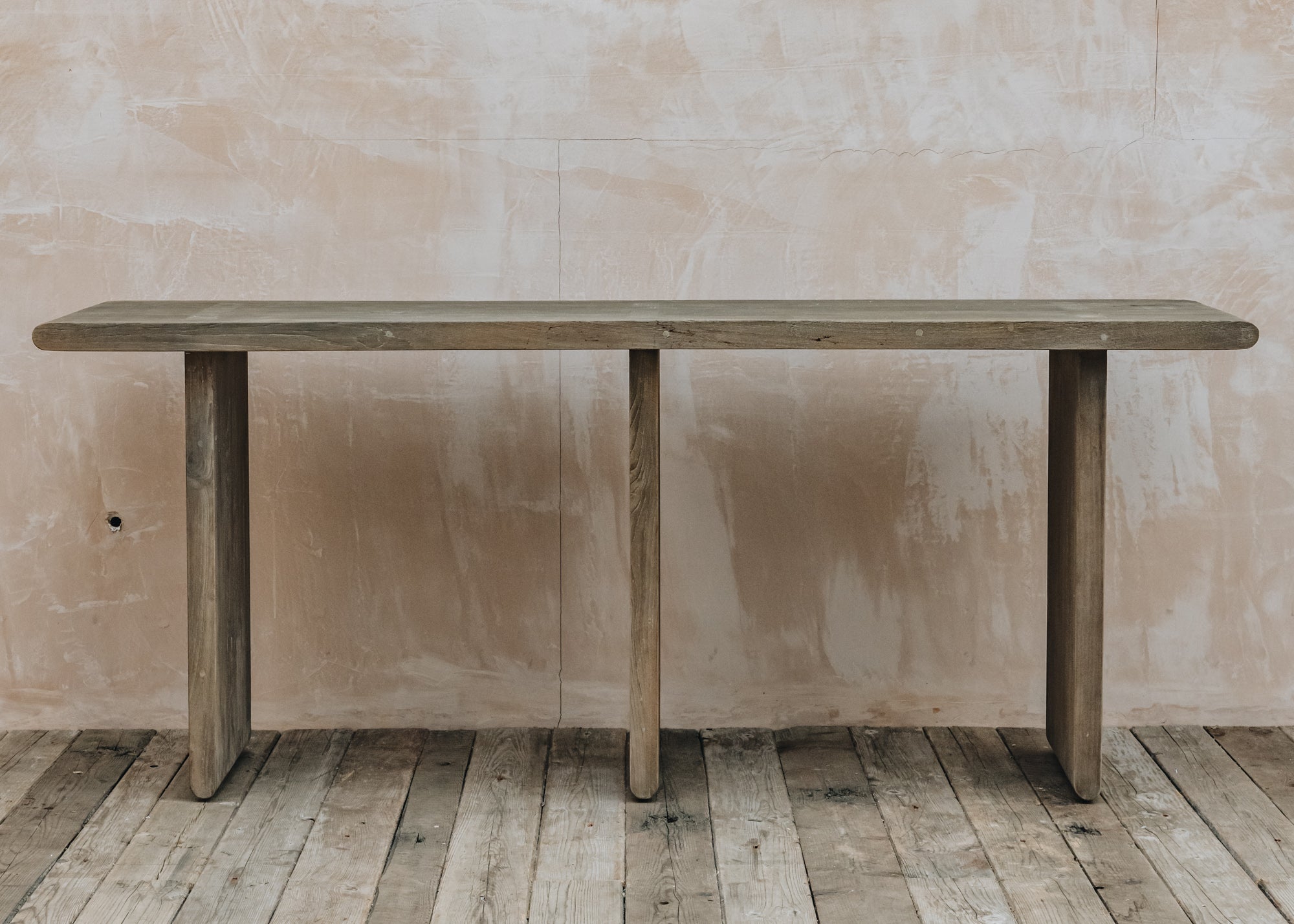 Gommaire Drake Console in Grey Teak | Burford Garden Co.