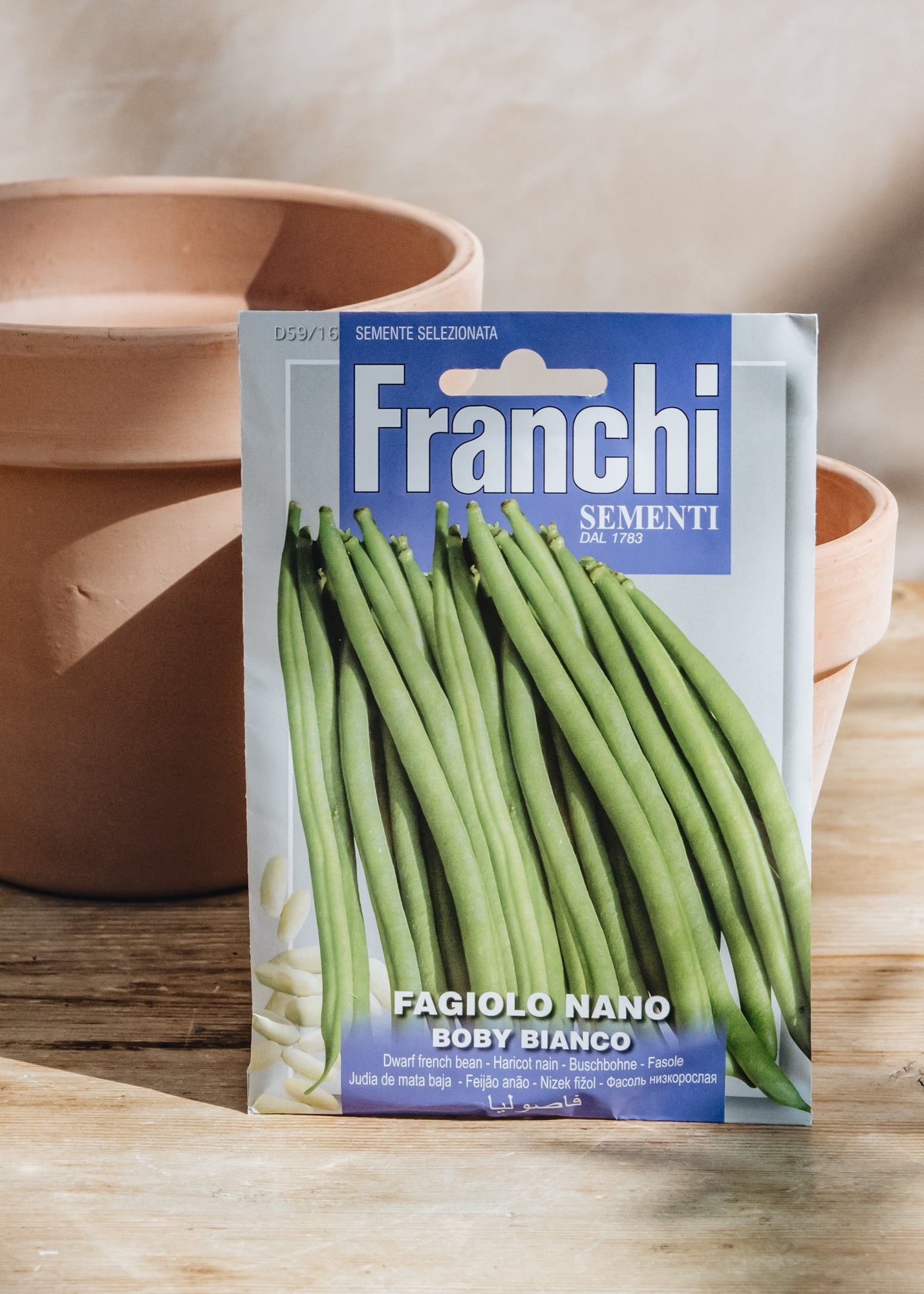 Franchi Dwarf Bean 'Boby Bianco 'Seeds | Burford Garden Co.