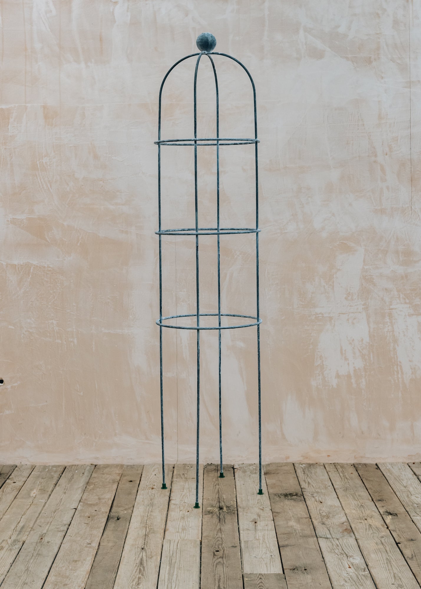 Large Etched Round Column Obelisk | Burford Garden Co.