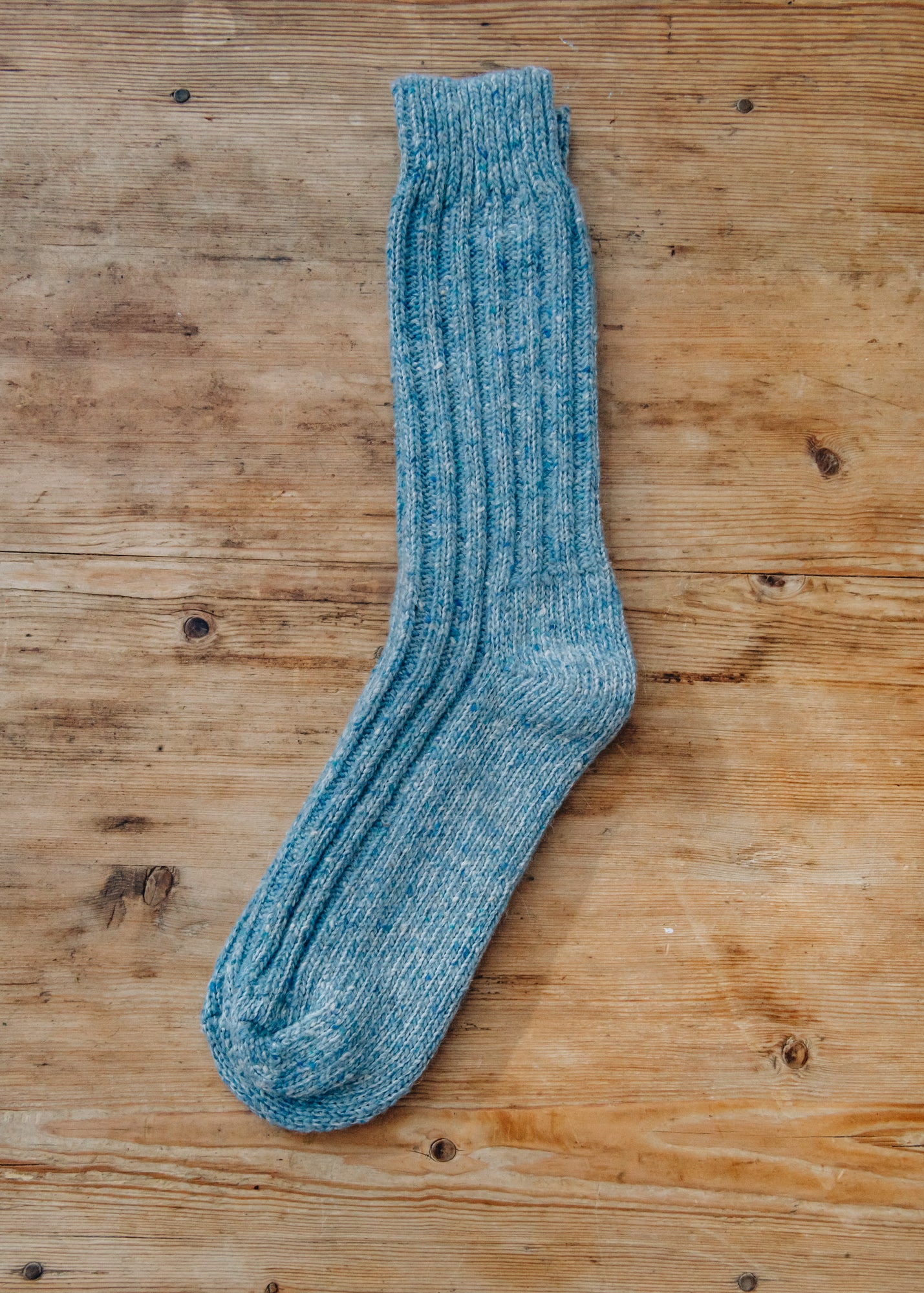 Traditional Socks in Light Blue | Burford Garden Co.